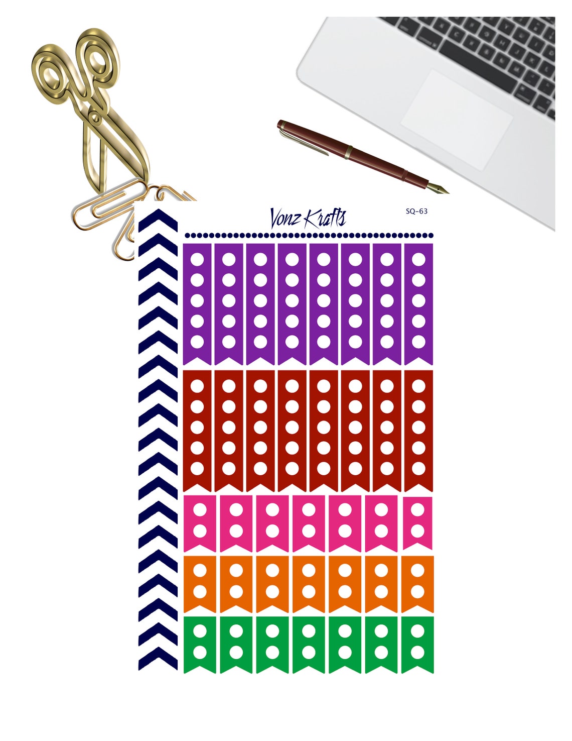 Checkbox Flag Planner Stickers to Do List Stickers Flag - Etsy