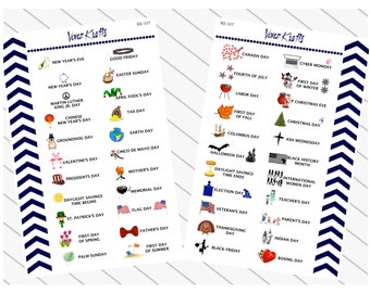 August Wacky & Random Holidays set of 16 Item 260 - Etsy