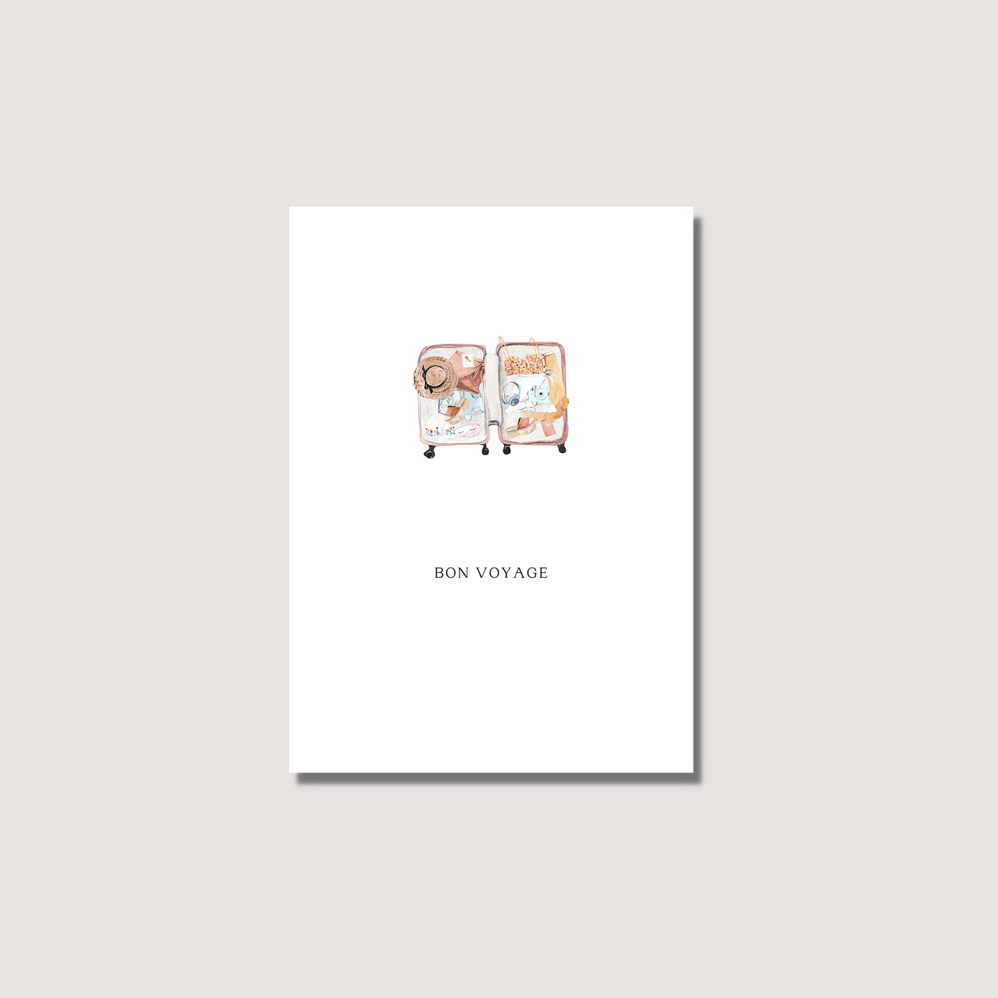 Bon Voyage Cards To Print