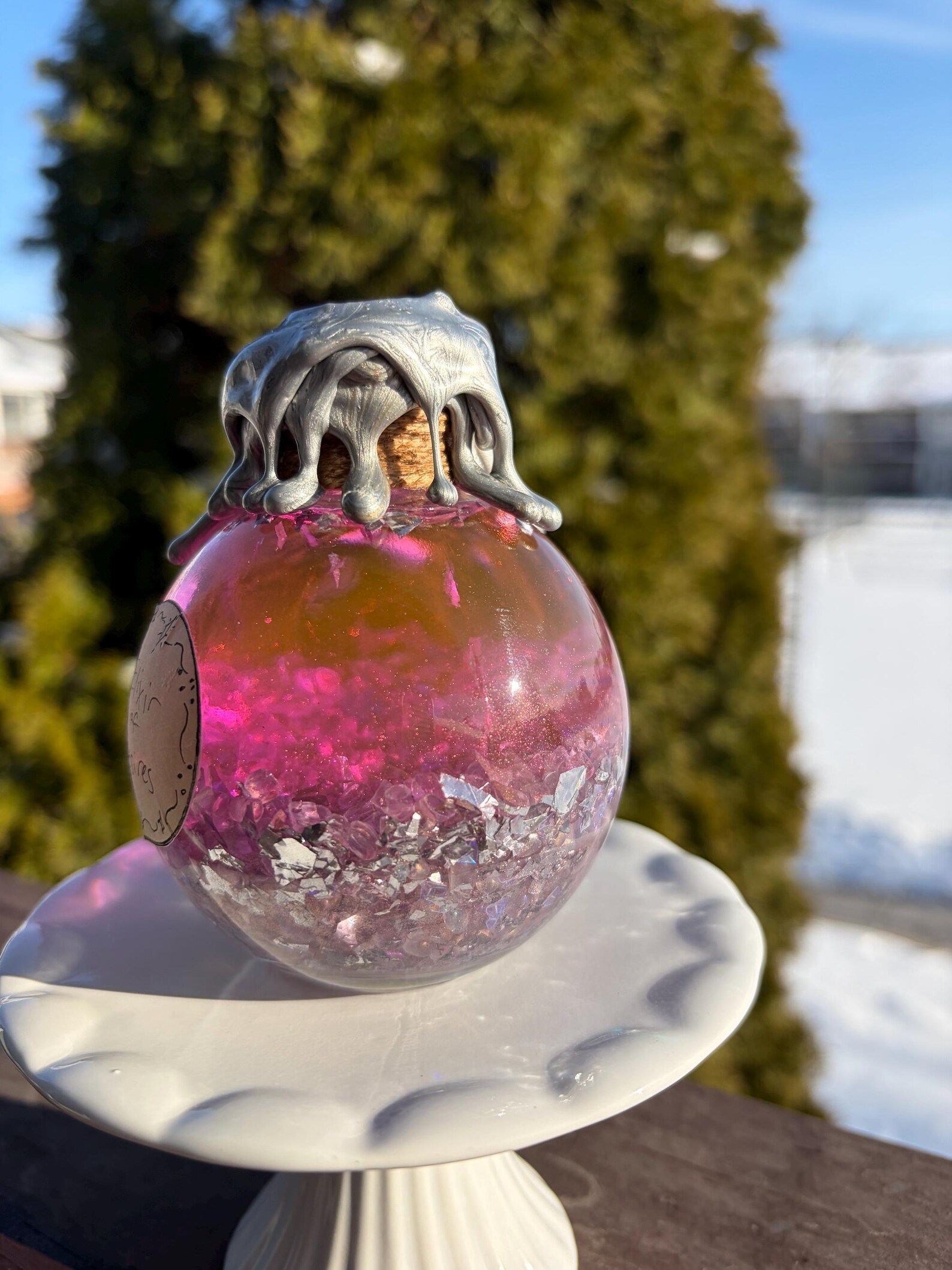 Elixir of Desires Potion Bottle - Fantasy Apothecary Bookshelf Decor - Etsy