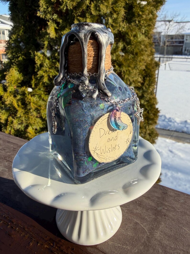 Dreams and Wishes Potion Bottle - Fantasy Apothecary Bookshelf Decor - Etsy