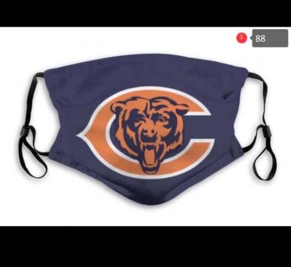 Chicago Bears Mask with two filters | Etsy