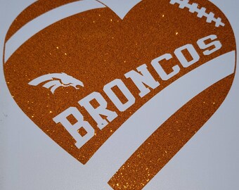 Denver Bronco Car Decal - Etsy