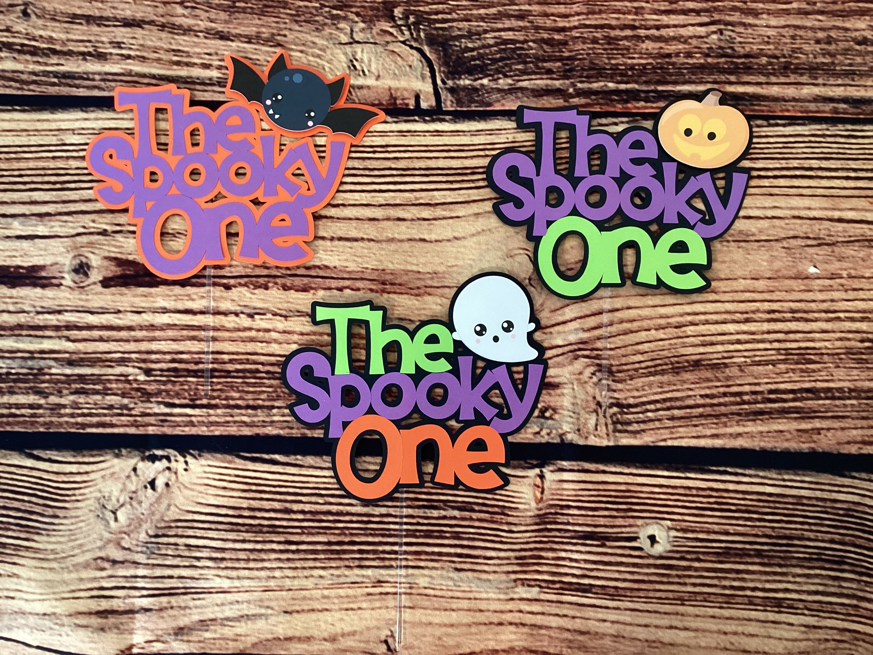 The Spooky One Cake Topper: First Birthday Halloween - Etsy