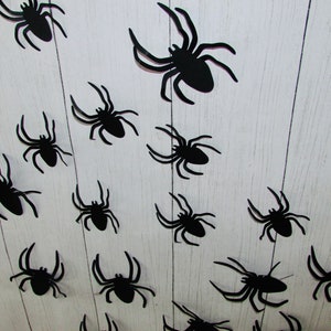 Set of 20 3-D Spiders Wall Décor: Multiple Size Bat Cut-outs, Indoor ...