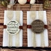 12 Place Cards Set Thankful, Blessed Friendsgiving Decor, Round ...