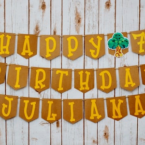 Animal Crossing Birthday Banner: Personalized ACNH Party Supplies ...