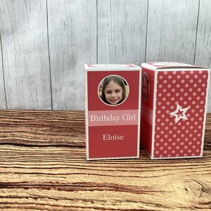 Birthday Girl Party Favor Boxes: Personalized Gift Boxes With Your ...