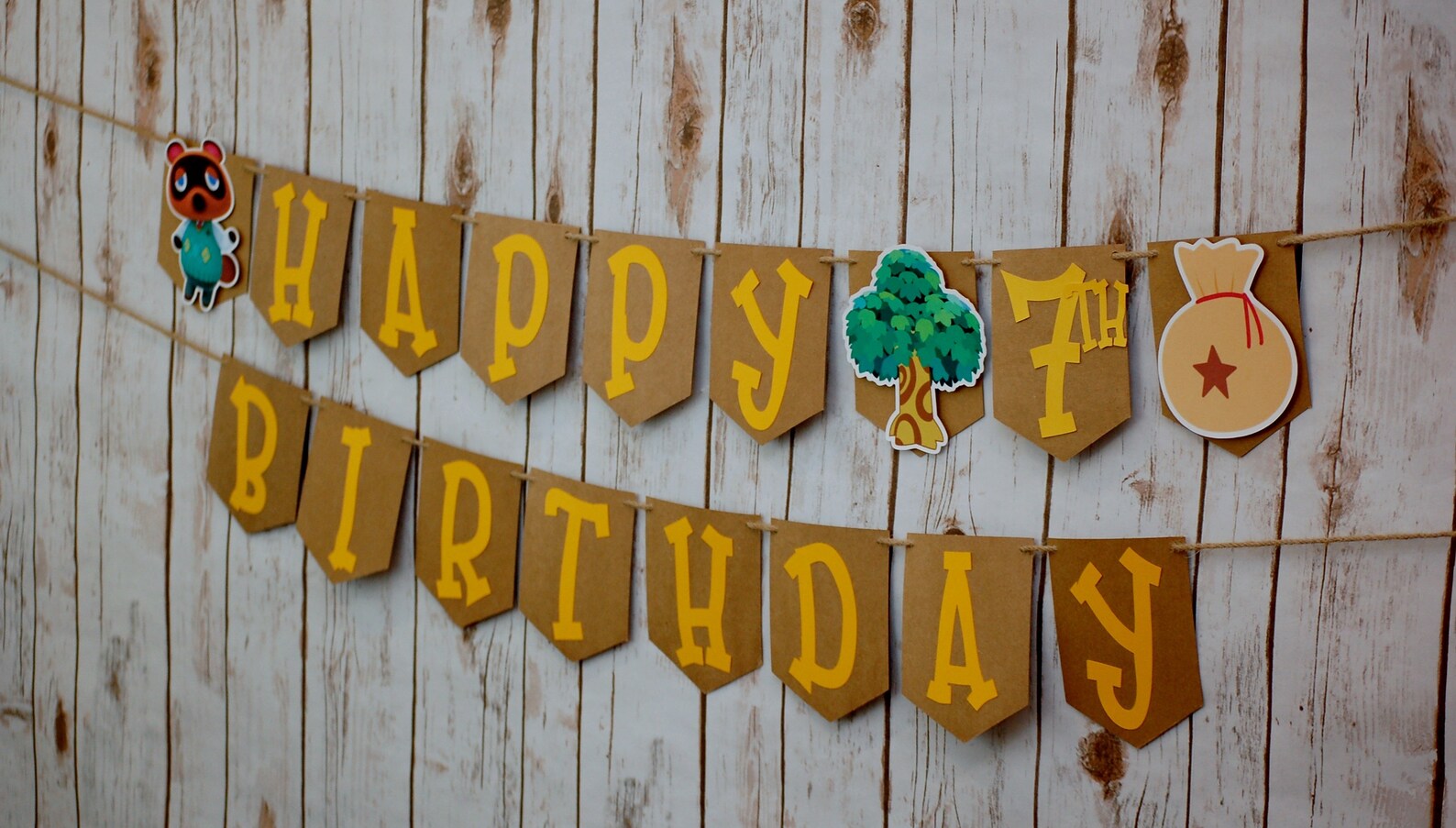 Animal Crossing Birthday Banner: Personalized ACNH Birthday | Etsy