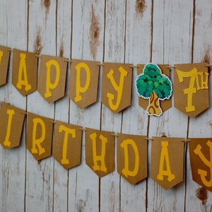 Animal Crossing Birthday Banner: Personalized ACNH Party Supplies ...