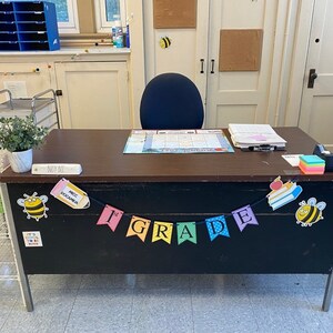 Teacher Name and Grade Banner: Customize It With Your Grade - Etsy