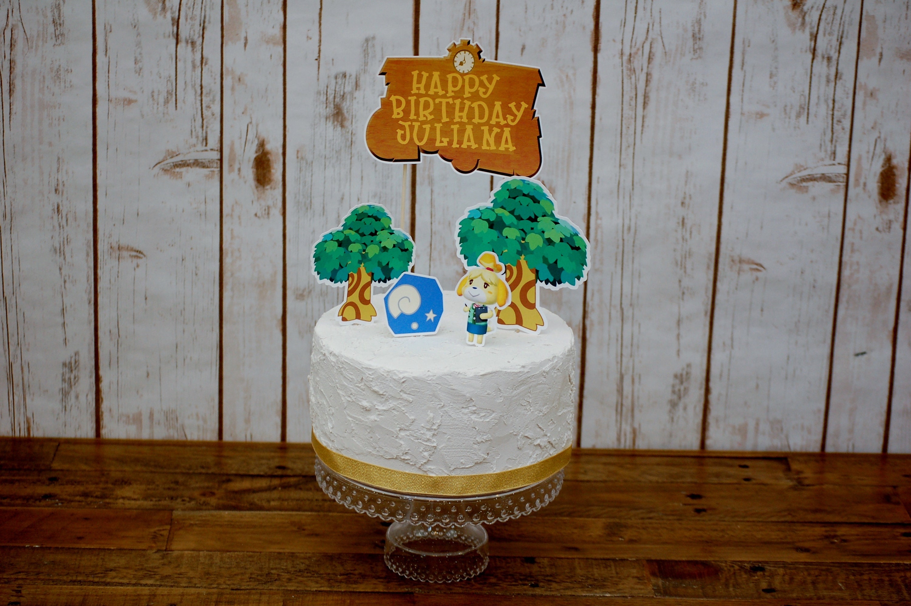 Animal Crossing Personalized Cake OR Cupcake Topper: Custom | Etsy