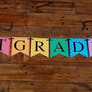 Teacher Name and Grade Banner: Customize It With Your Grade, Class Name ...