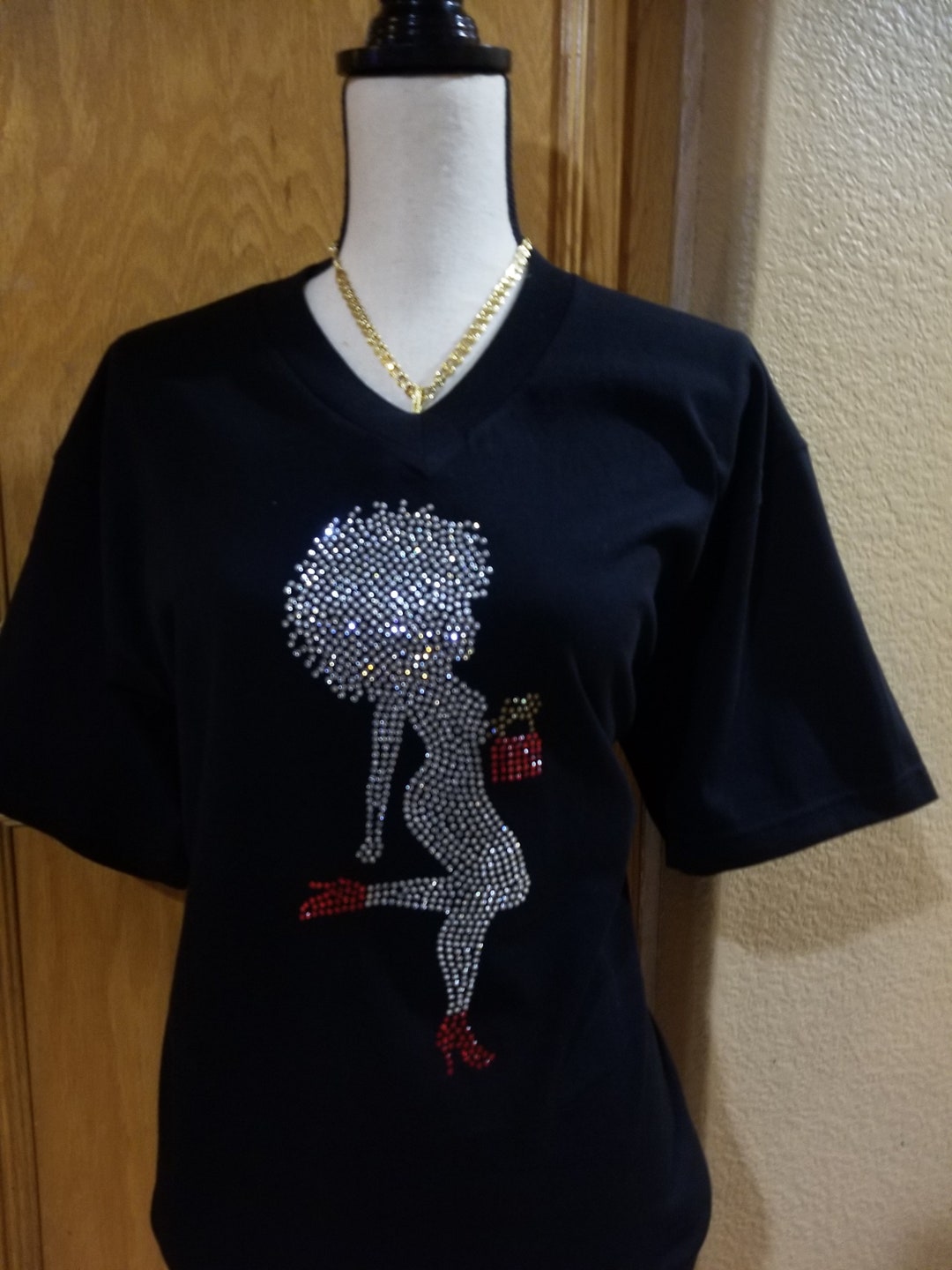 Walking Lady Blinged T-shirts - Etsy