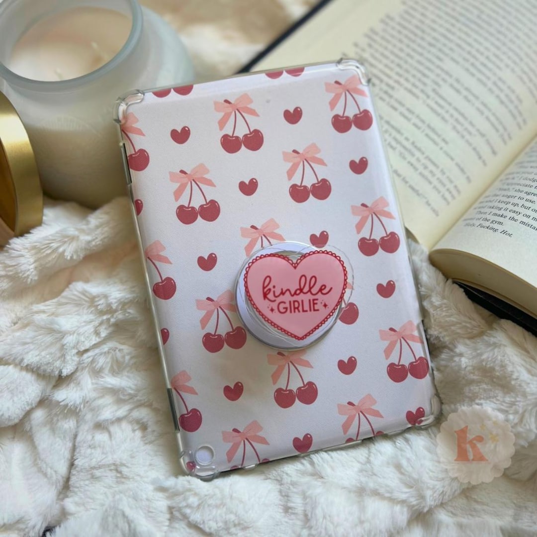 Kindle Girlie Magsafe Kindle Grip | Coquette Heart | Kindle Holder ...