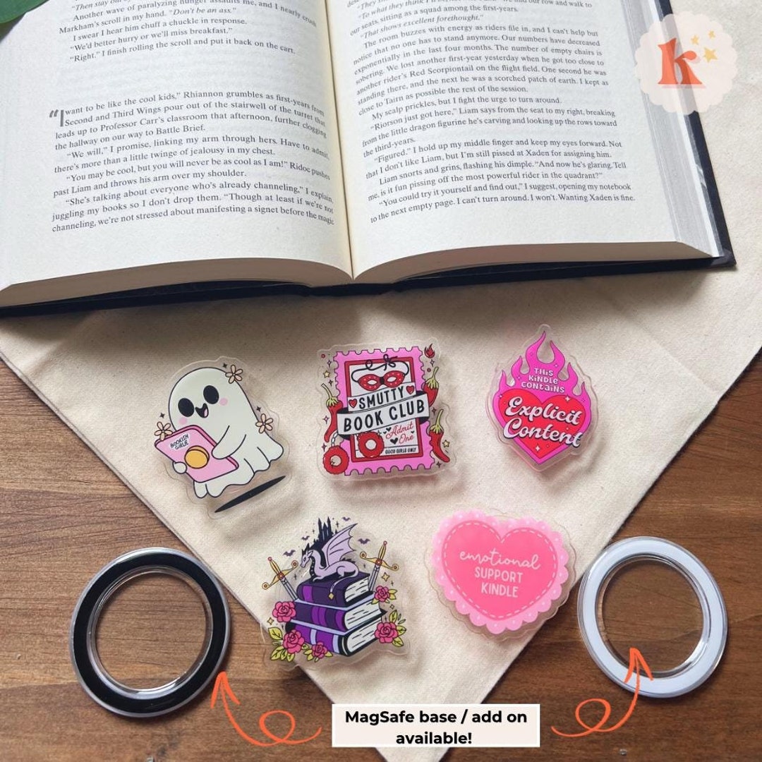 Bookish Magnetic Kindle Grips | Kindle Accessory | Magnetic Kindle Grip ...