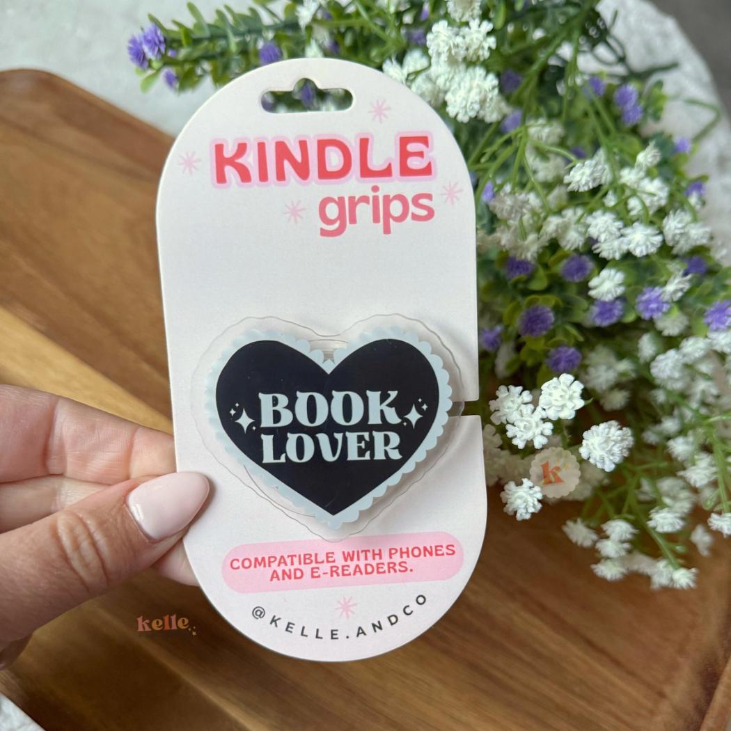 Book Lover Magsafe Kindle Grip, Kindle Case Accessories, Phone Holder ...