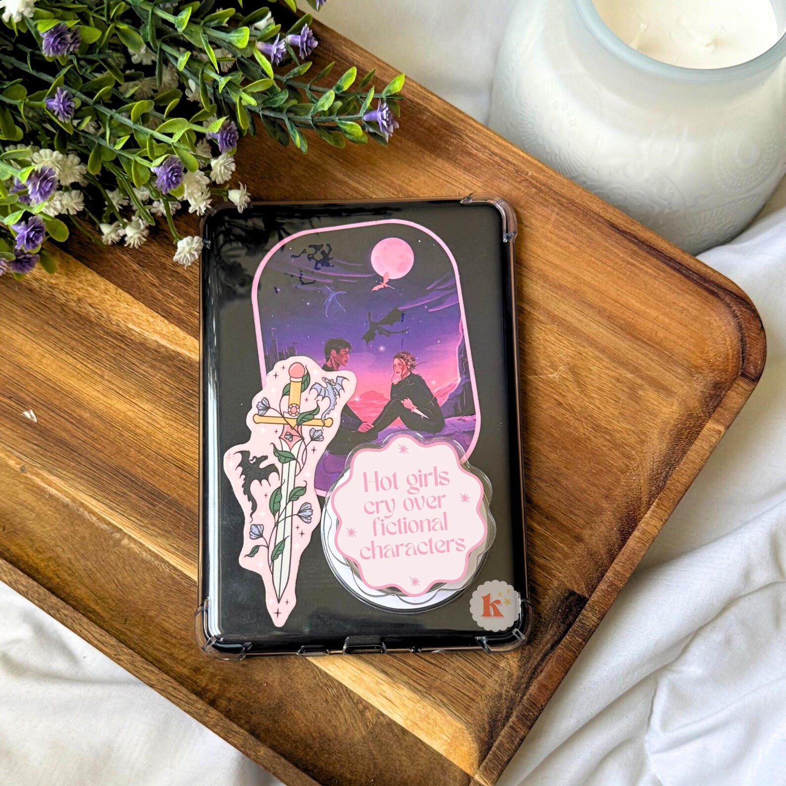 Fictional Characters Magsafe Kindle Grip | Kindle Holder | Kindle ...