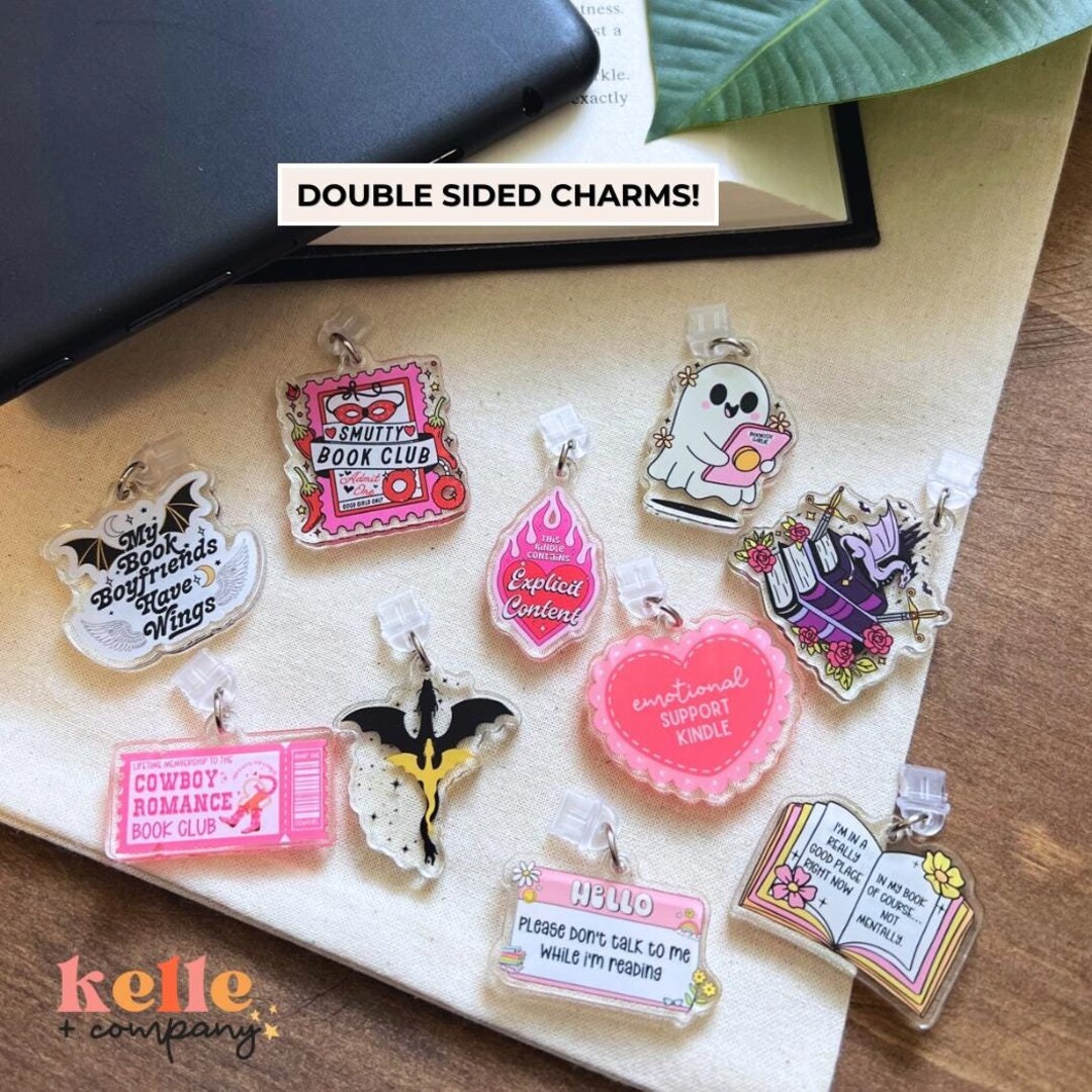 Kindle Charm, Phone Charm, USB Charm, Kindle Accessories, Phone ...