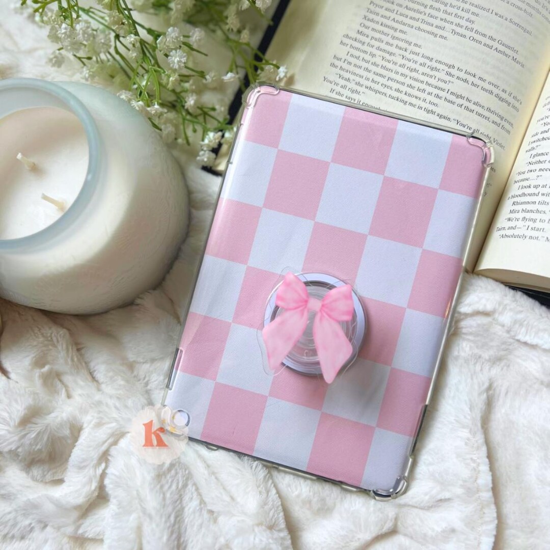 Pink Bow Magsafe Kindle Grip | Coquette | Kindle Holder | Kindle ...