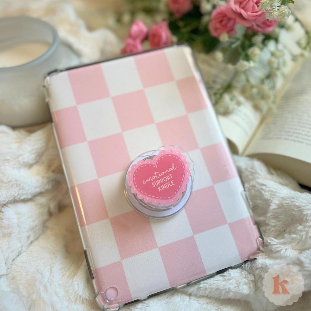 Emotional Support Magsafe Kindle Grip | Coquette Heart | Kindle Holder ...