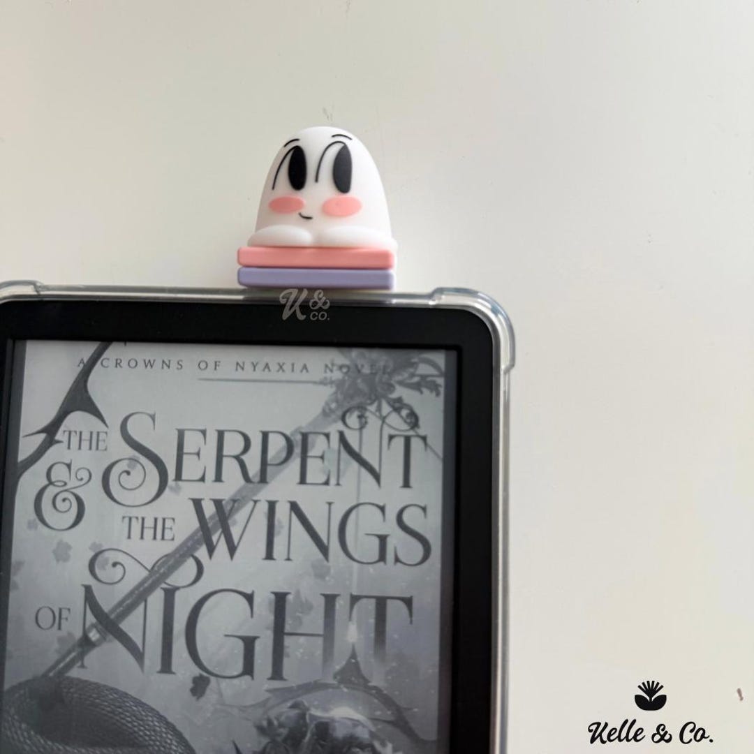 Kindle Buddy, Ghost Peeker Charm, Ghost Reading Buddy, Hipper for ...