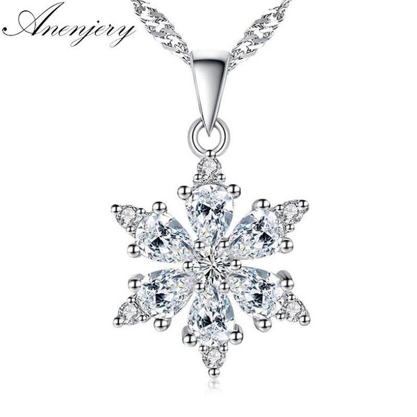 Snowflake Necklace - Etsy