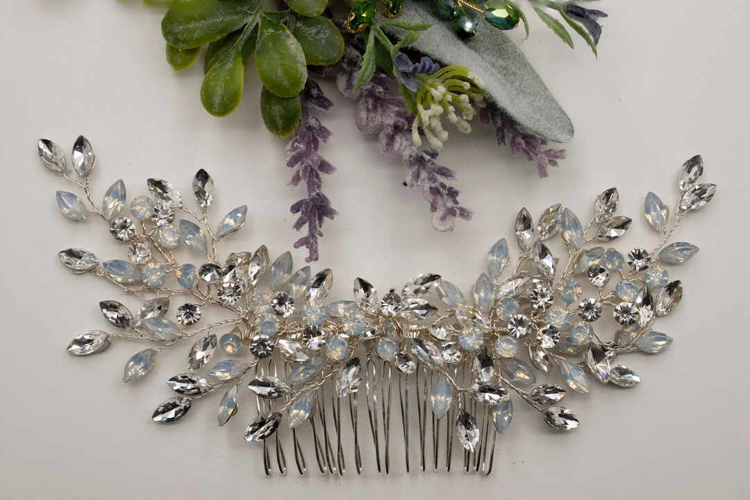 Rhinestone Bridal Hair Comb, Bridal Hair Comb, Wedding Hair Comb ...