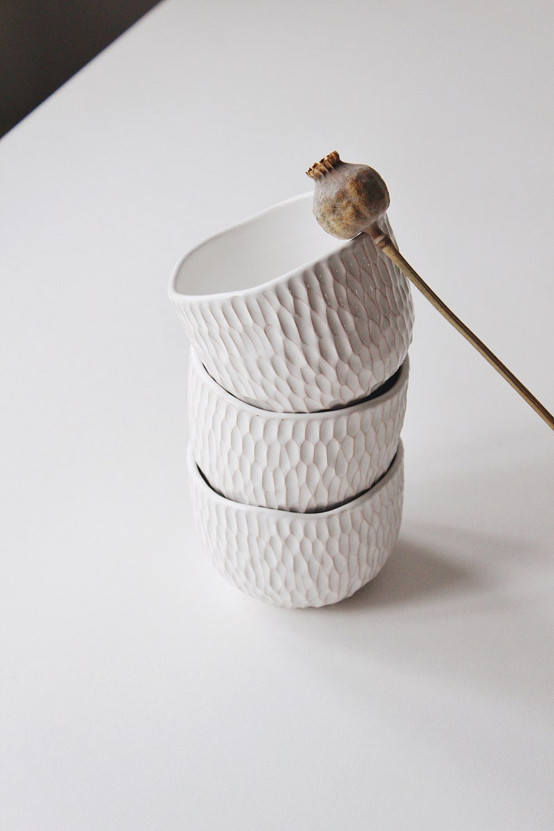 Stoneware mug with texture Ceramic coffee mug Handmade | Etsy