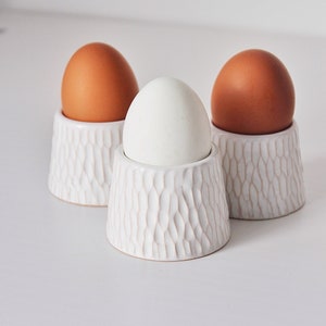 Ceramic Egg Cup, Pottery Egg Cups, Unique Ceramic Egg Holder, Stoneware ...