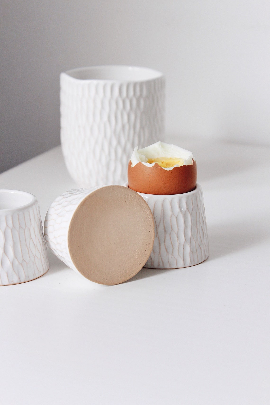 Ceramic Egg Cup Pottery Egg Cups Unique Ceramic Egg Holder | Etsy