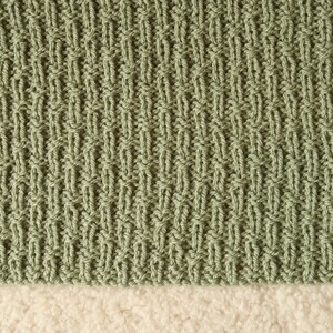 Gender Neutral Baby Blanket Knit Pattern for Beginner, 11 Sizes ...