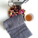Knit Scarf Pattern for Worsted Weight Yarn, Cotton Yarn Knitted Scarf ...