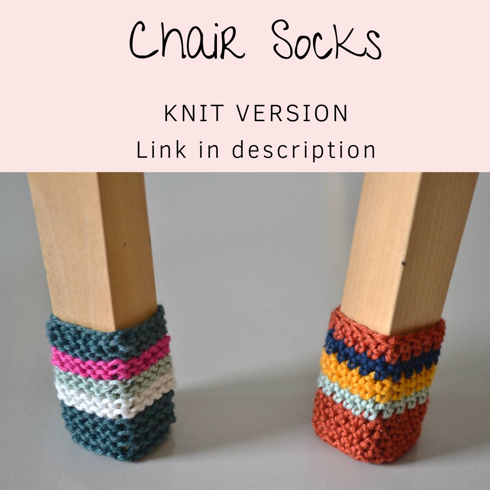 Chair Socks crochet pattern PDF crochet chair cover easy | Etsy