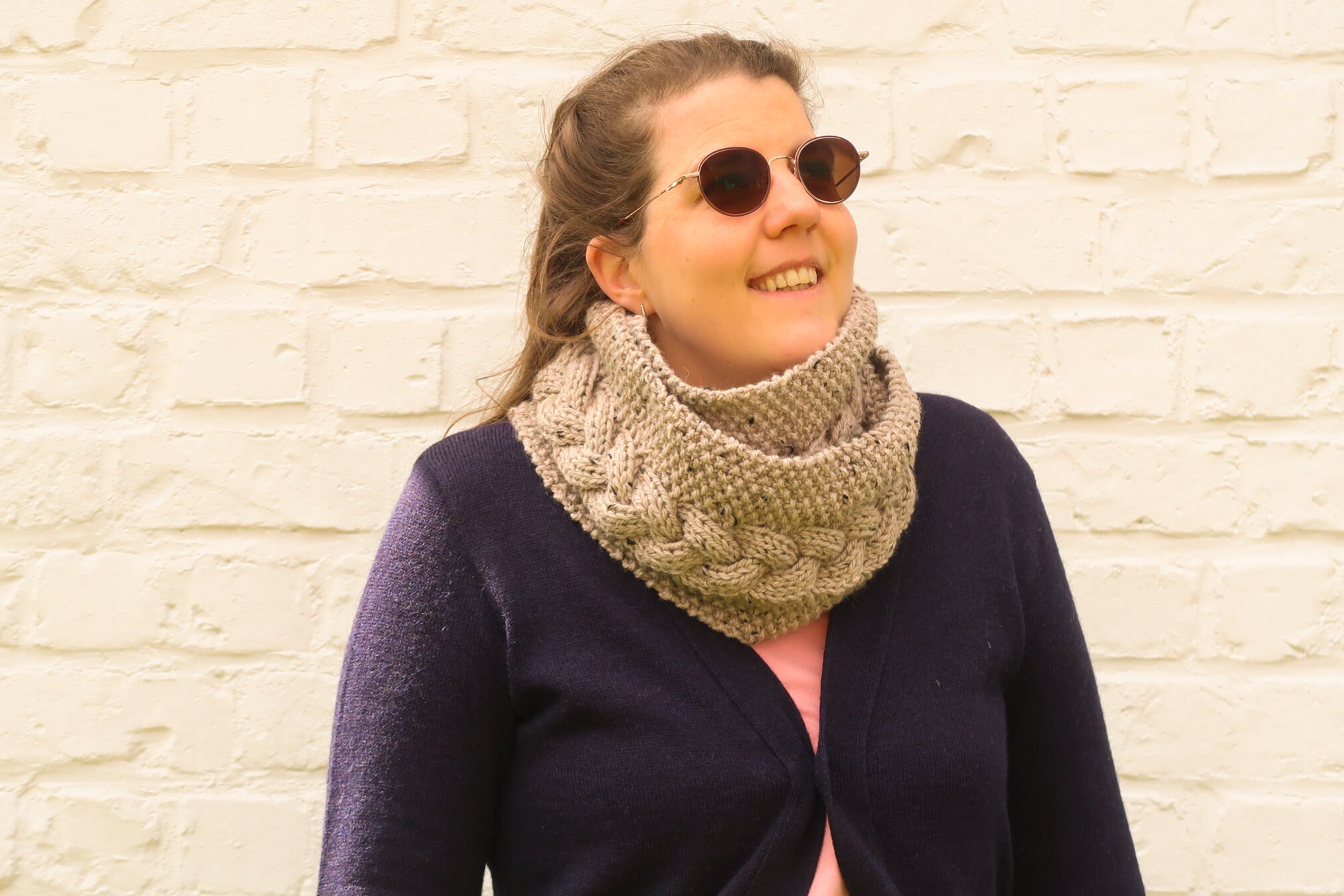 Easy Cables Scarf Knitting Pattern Infinity Knit Cable Scarf - Etsy