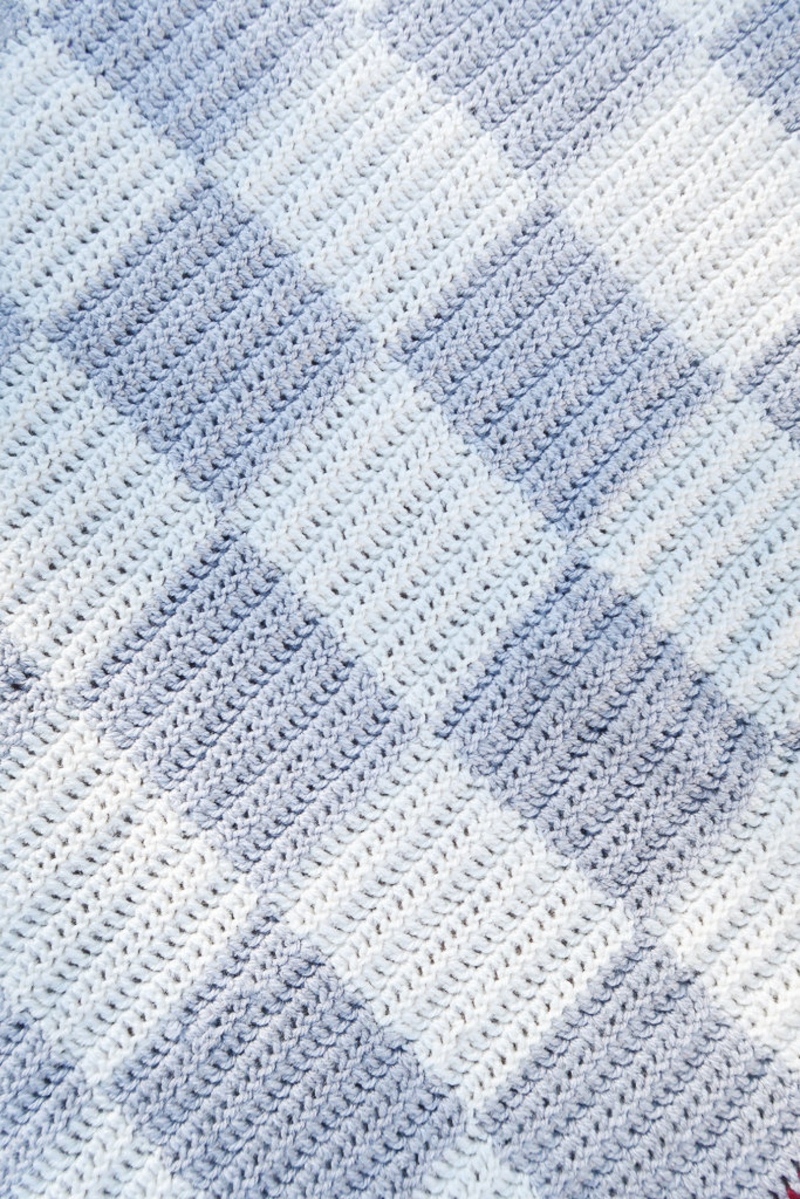 Checker Baby Blanket Crochet Pattern Beginner Crochet Blanket - Etsy