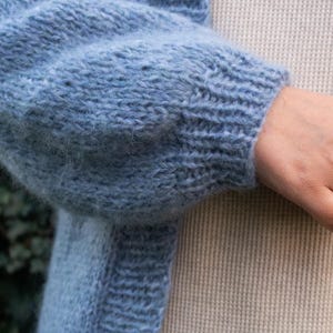 Open Front Cardigan Knitting Pattern Women, Mohair Cardigan Pattern ...