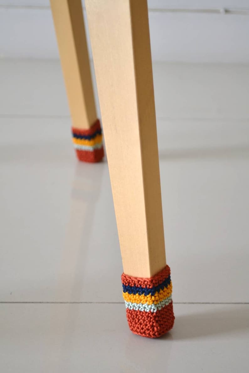 Chair Socks crochet pattern PDF crochet chair cover easy | Etsy