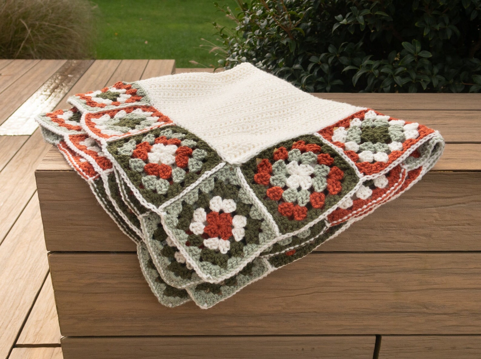 Crochet Blanket Pattern Granny Square, Granny Square Border Crochet ...
