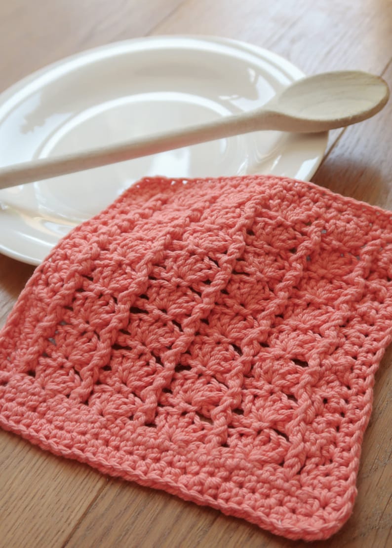 Classics Dishcloth Crochet Pattern Set 5 Crochet Dishcloth - Etsy