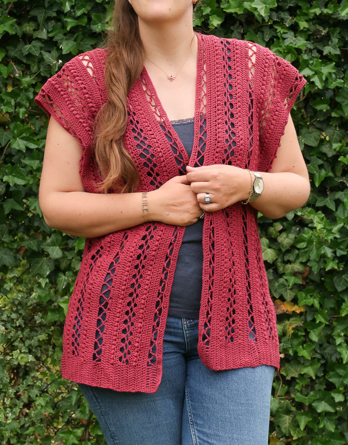 Crochet Summer Cardigan Pattern Short Sleeve Crochet Cardigan - Etsy