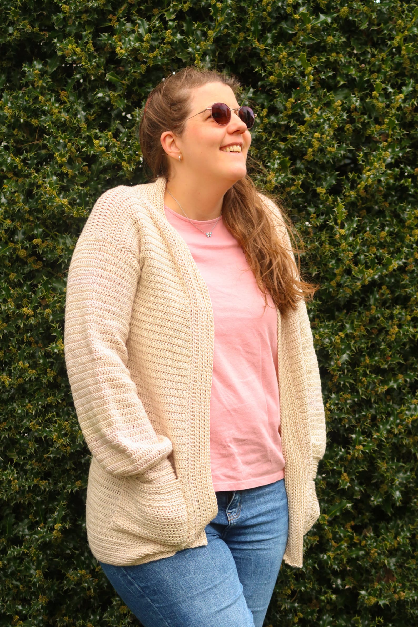 Lucie Crochet Cardigan Pattern, Open Cardigan Crochet Pattern, Crochet ...