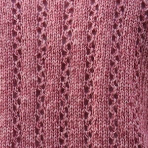 Easy Lace Sweater Knitting Pattern, Cozy Knit Sweater Pattern, Knit ...