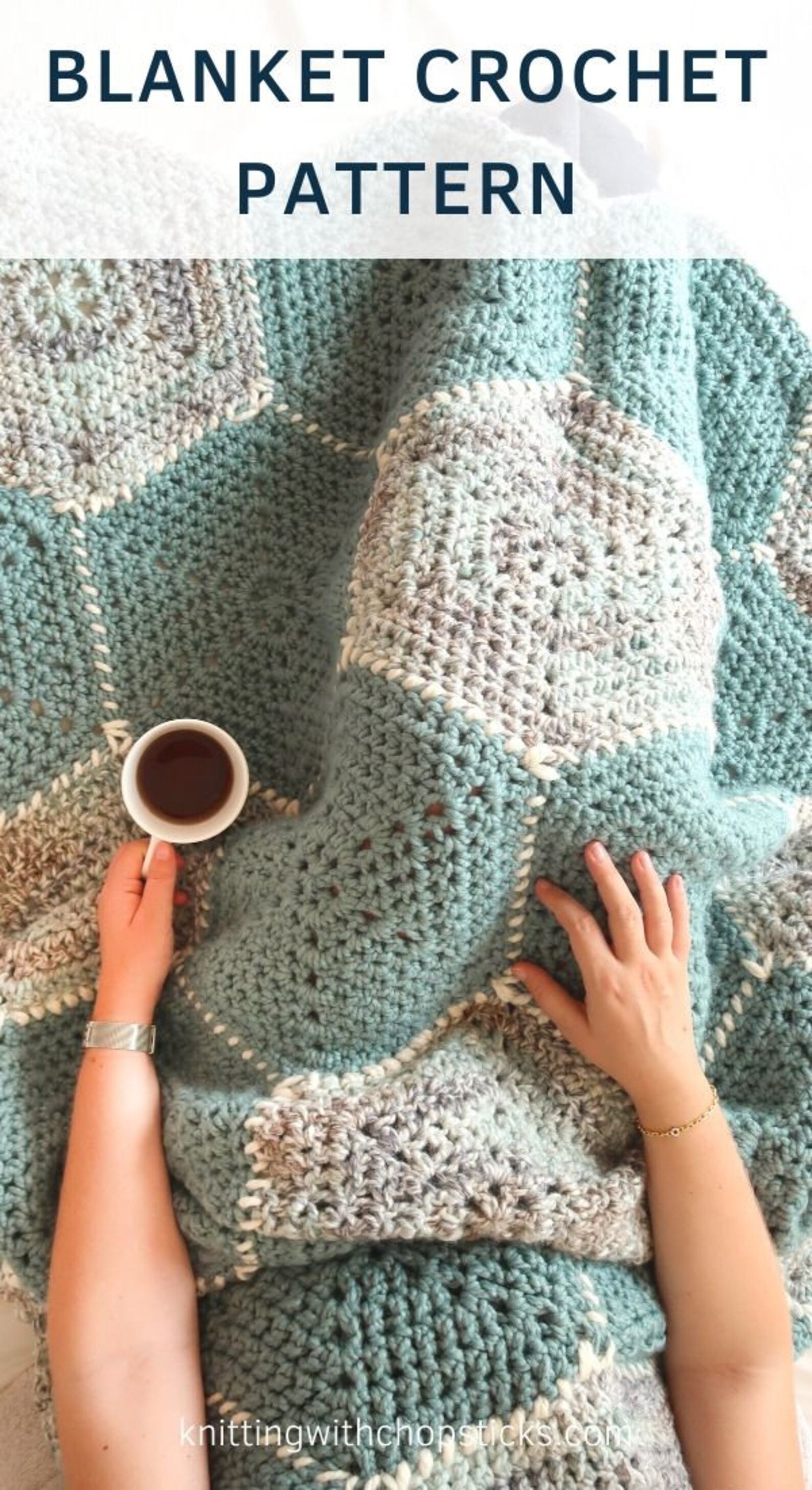 Super Chunky Crochet Blanket Pattern, Cozy Crochet Throw Blanket in 4 ...