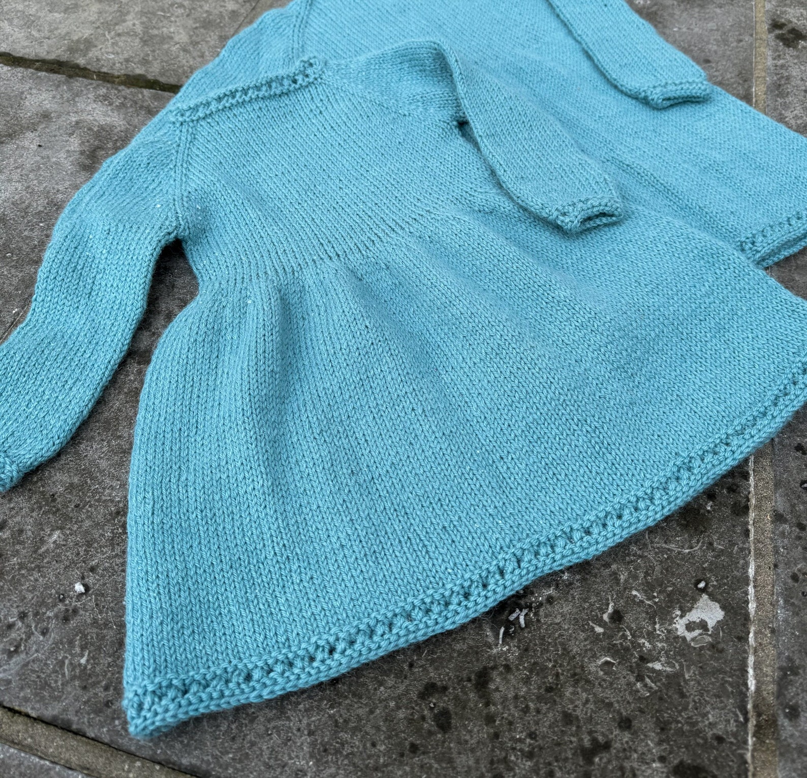 Girl Knit Dress Pattern, Toddler Dress Knitting Pattern Easy, Knit ...