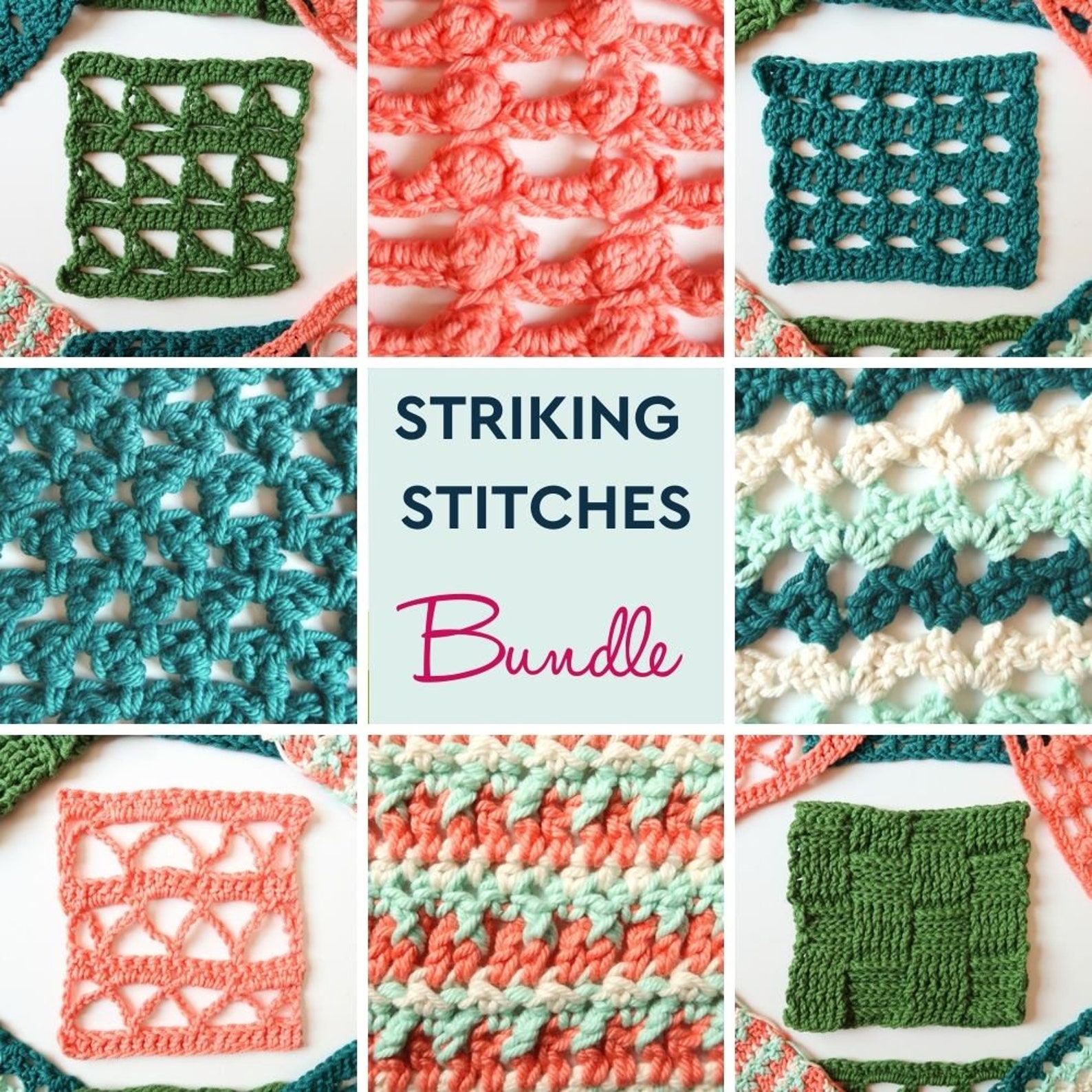 8 Striking Crochet Stitch Patterns, Unique Crochet Stitch Tutorials ...