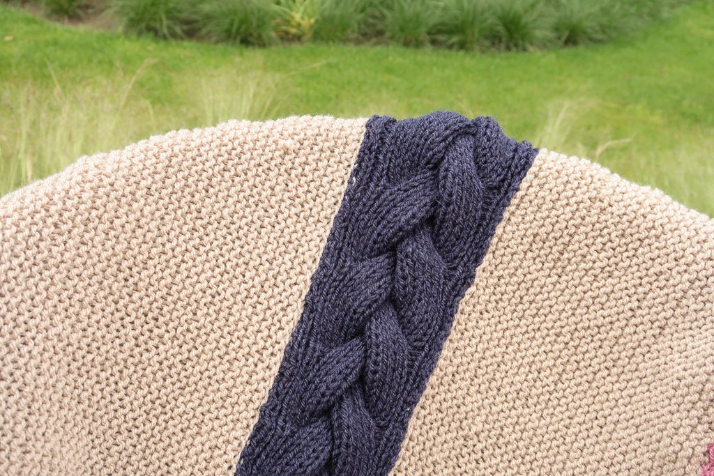 Easy Cable Knit Blanket Pattern, Quartet Cable Blanket Knitting Pattern ...