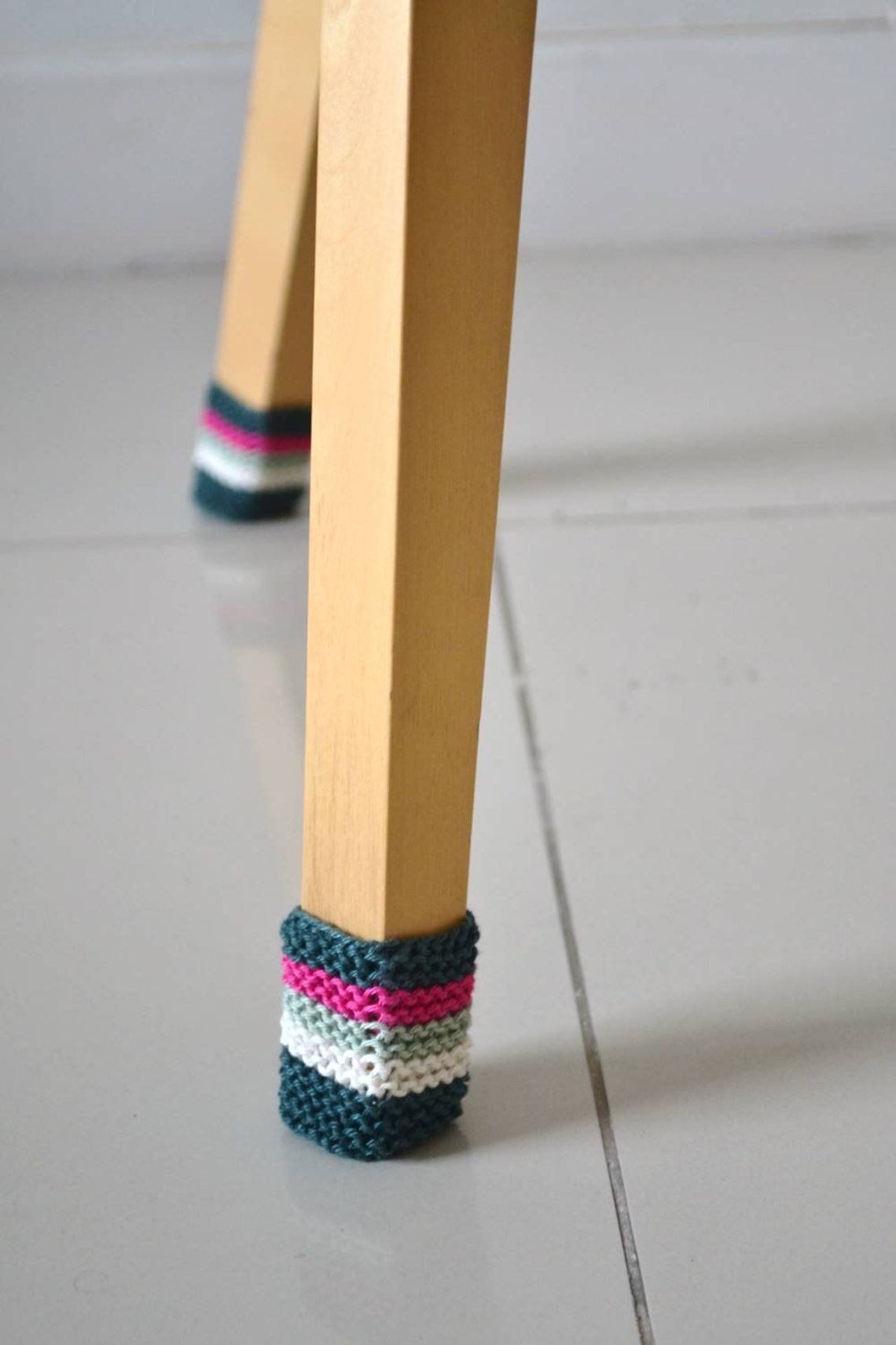 Chair Socks Knitting Pattern PDF Chair Cozy Easy Colorful - Etsy