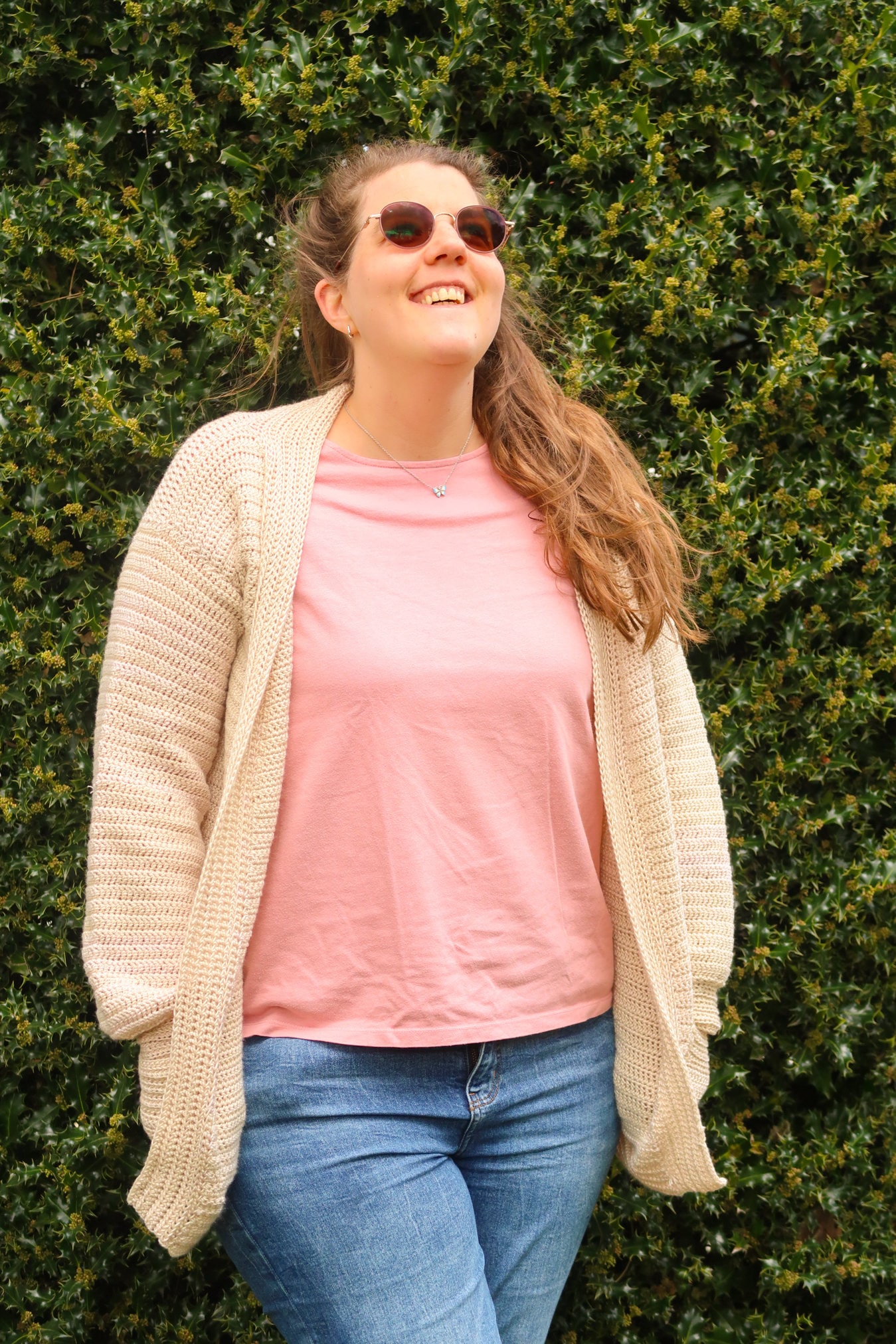Lucie Crochet Cardigan Pattern, Open Cardigan Crochet Pattern, Crochet ...