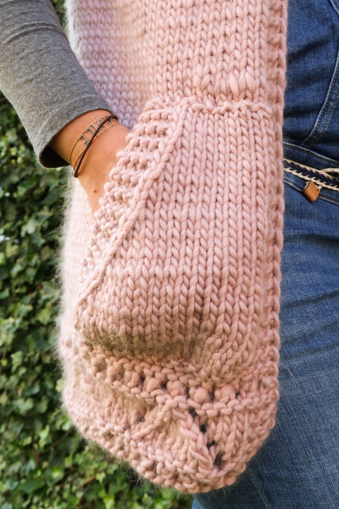 Knit Vest Pattern, Hooded Vest, Simple Women's Knit Pattern, Knit ...